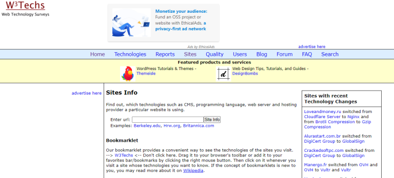 ᐅ ¿Cómo saber que CMS, plantilla y plugins utiliza una web?